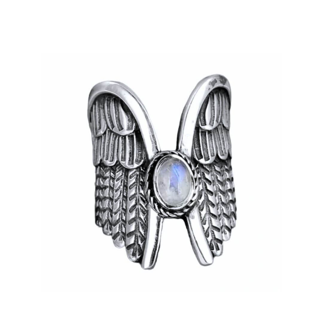 Angel Wings Opal Ring - Ethnic Style Ring - Zalika Women